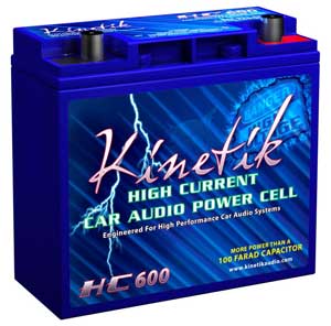 Capasitors & Power Cells by Planet Audio and Kinetik