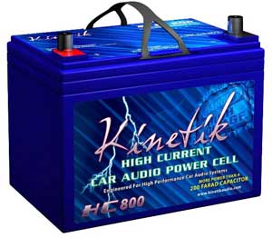 Capasitors & Power Cells by Planet Audio and Kinetik