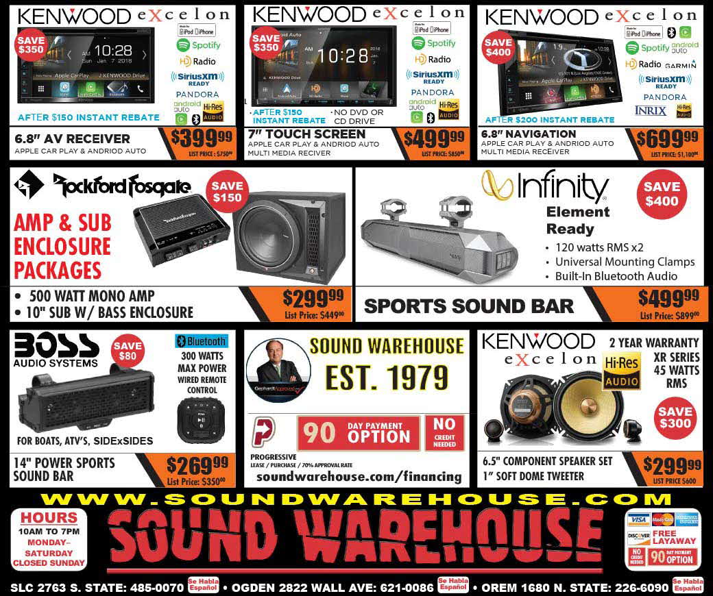 Sound Warehouse City Weekly Advertising