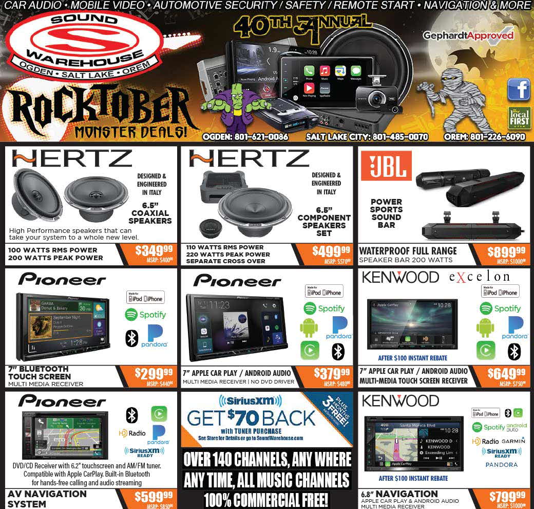 Sound Warehouse City Weekly Advertising