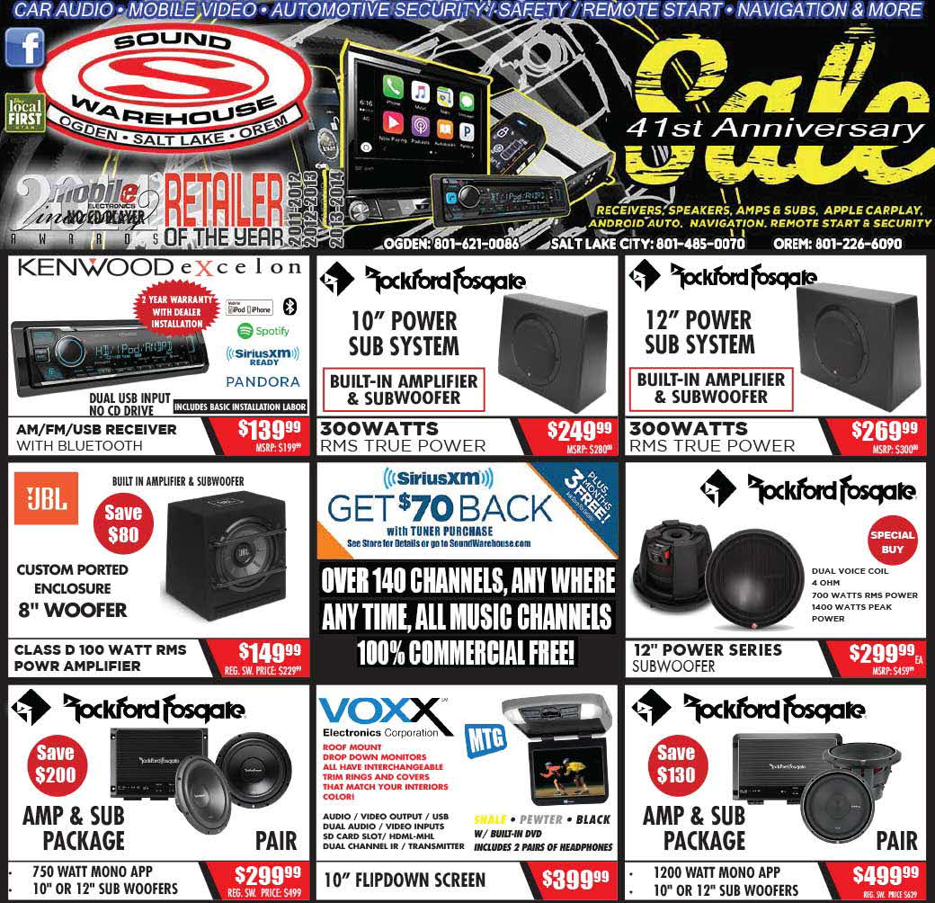 Sound Warehouse City Weekly Advertising
