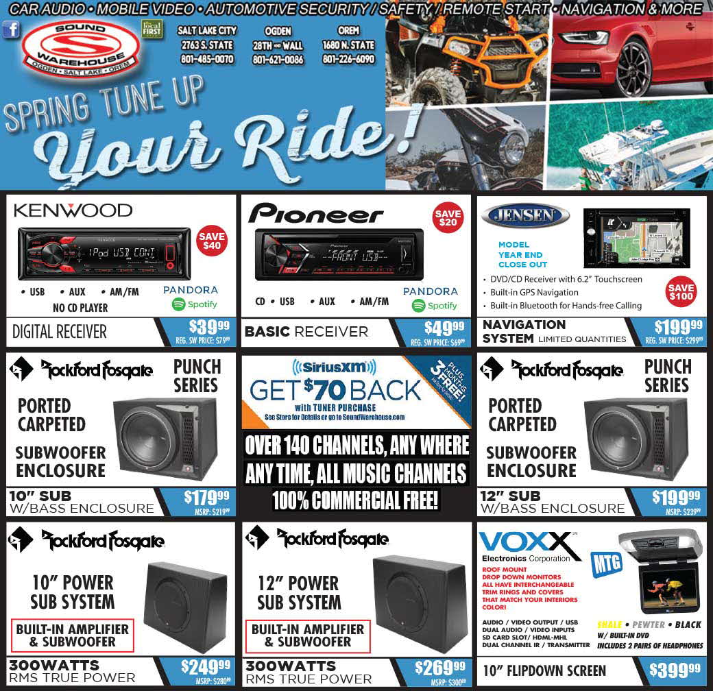 Sound Warehouse City Weekly Advertising