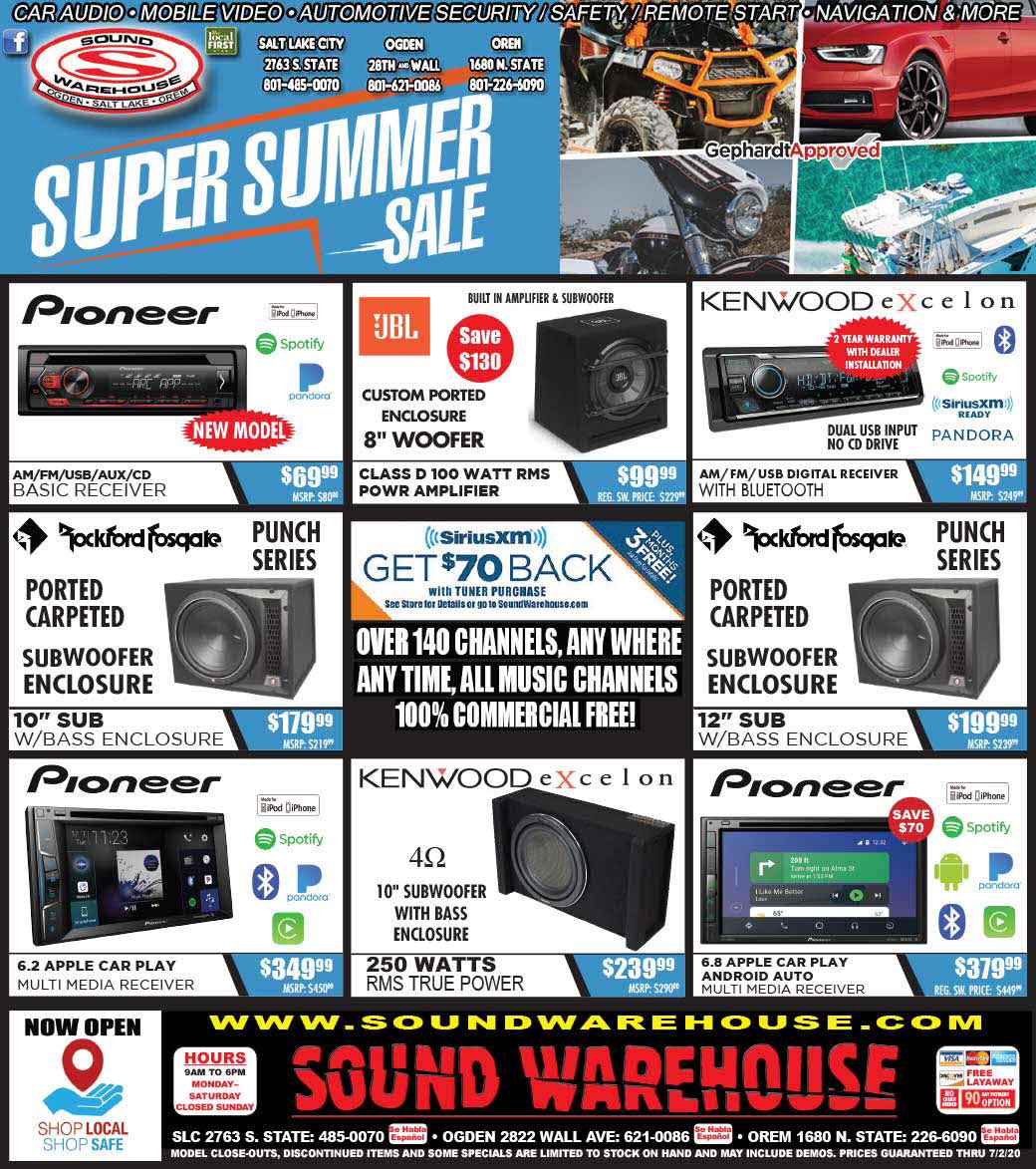 Sound Warehouse City Weekly Advertising