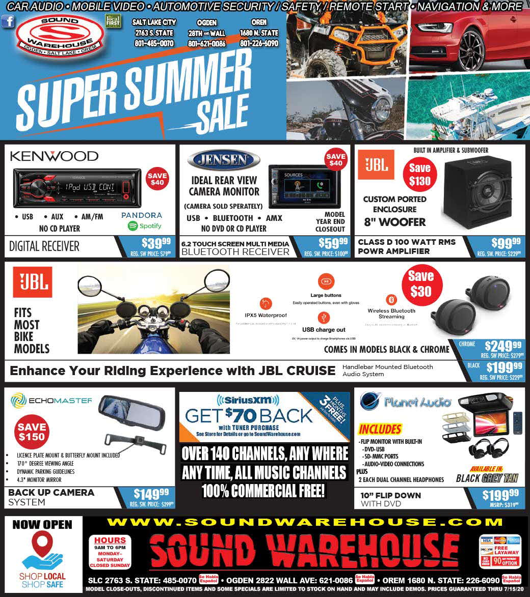 Sound Warehouse City Weekly Advertising