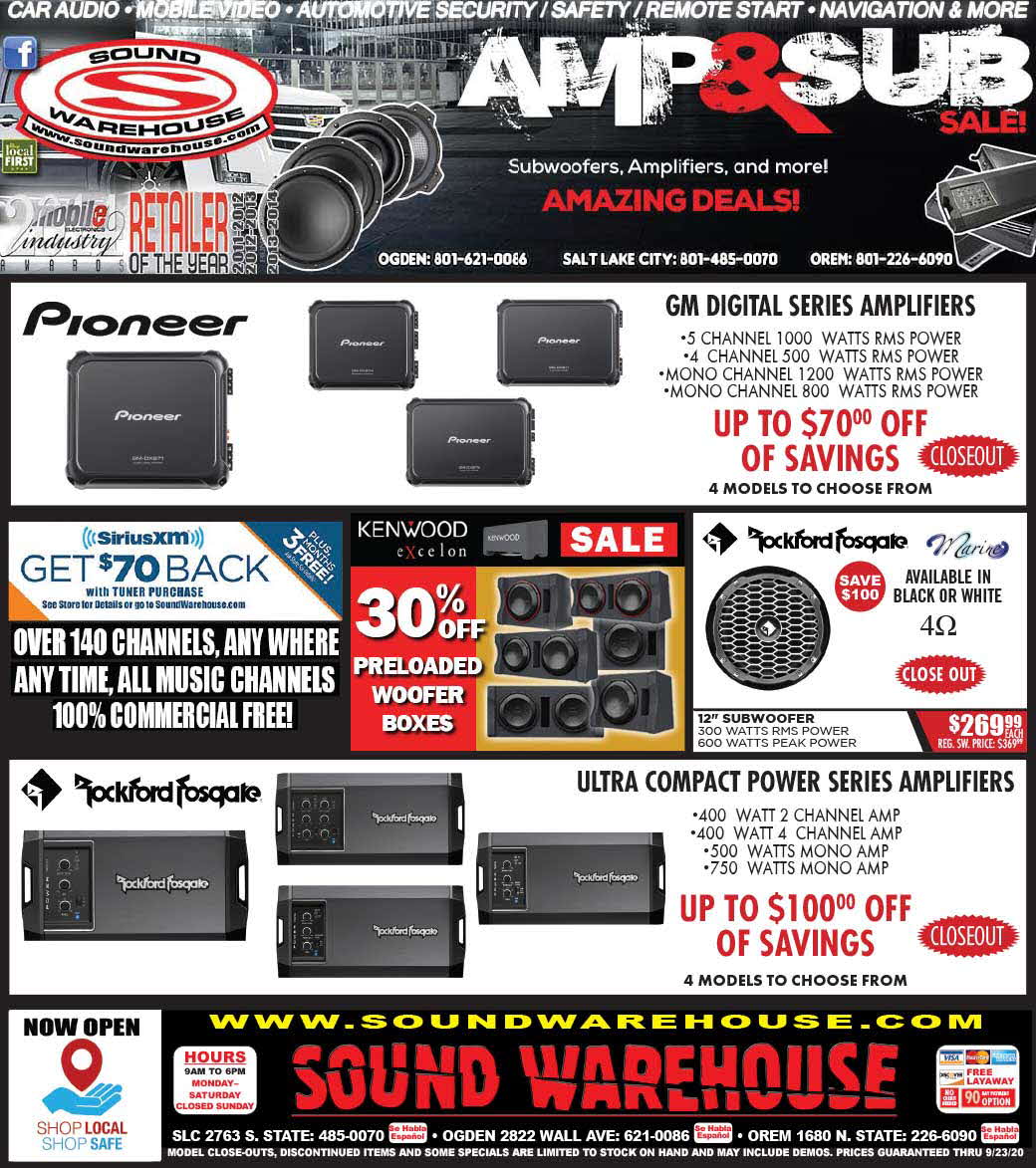 Sound Warehouse City Weekly Advertising