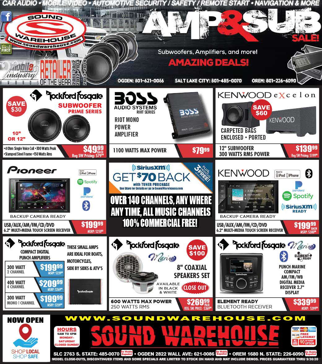 Sound Warehouse City Weekly Advertising