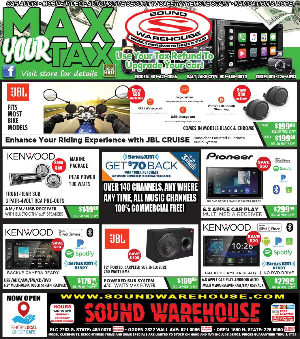 Sound Warehouse City Weekly Advertising