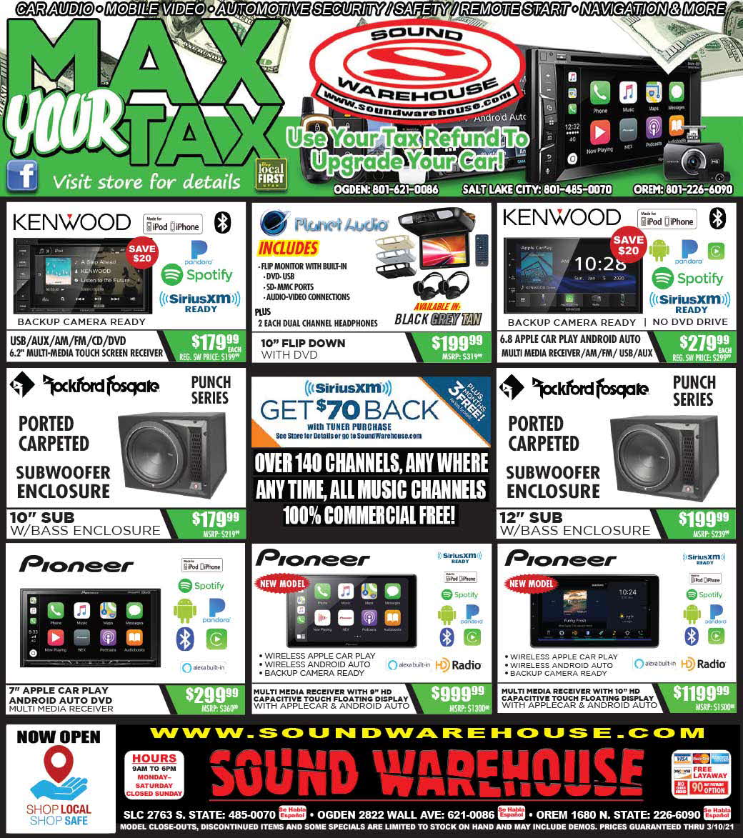 Sound Warehouse City Weekly Advertising
