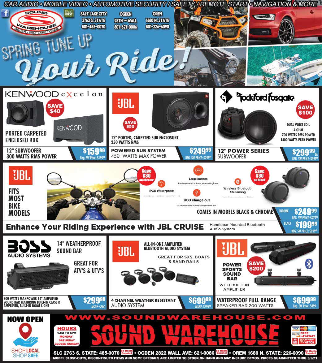 Sound Warehouse City Weekly Advertising