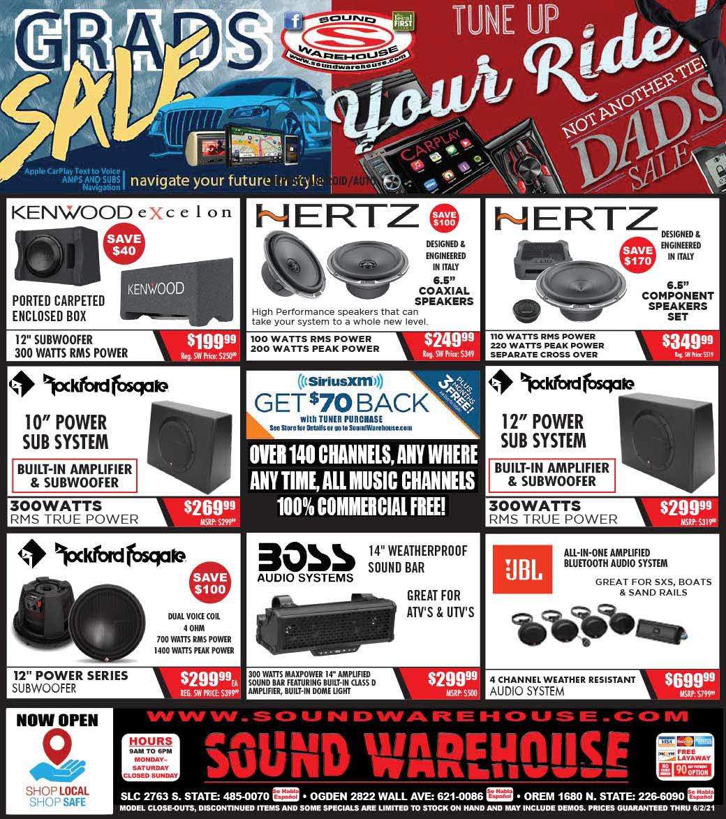 Sound Warehouse City Weekly Advertising