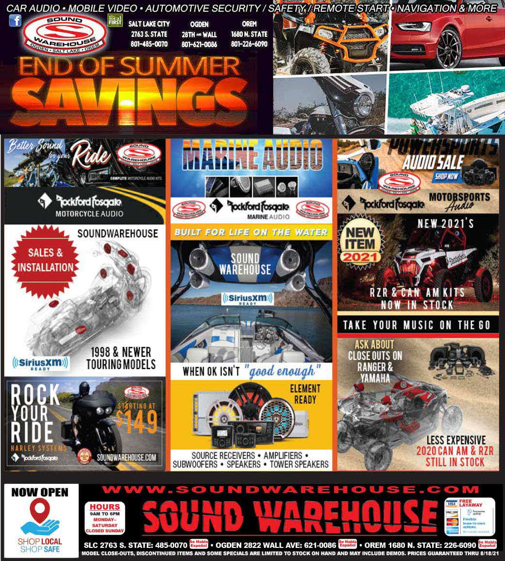 Sound Warehouse City Weekly Advertising