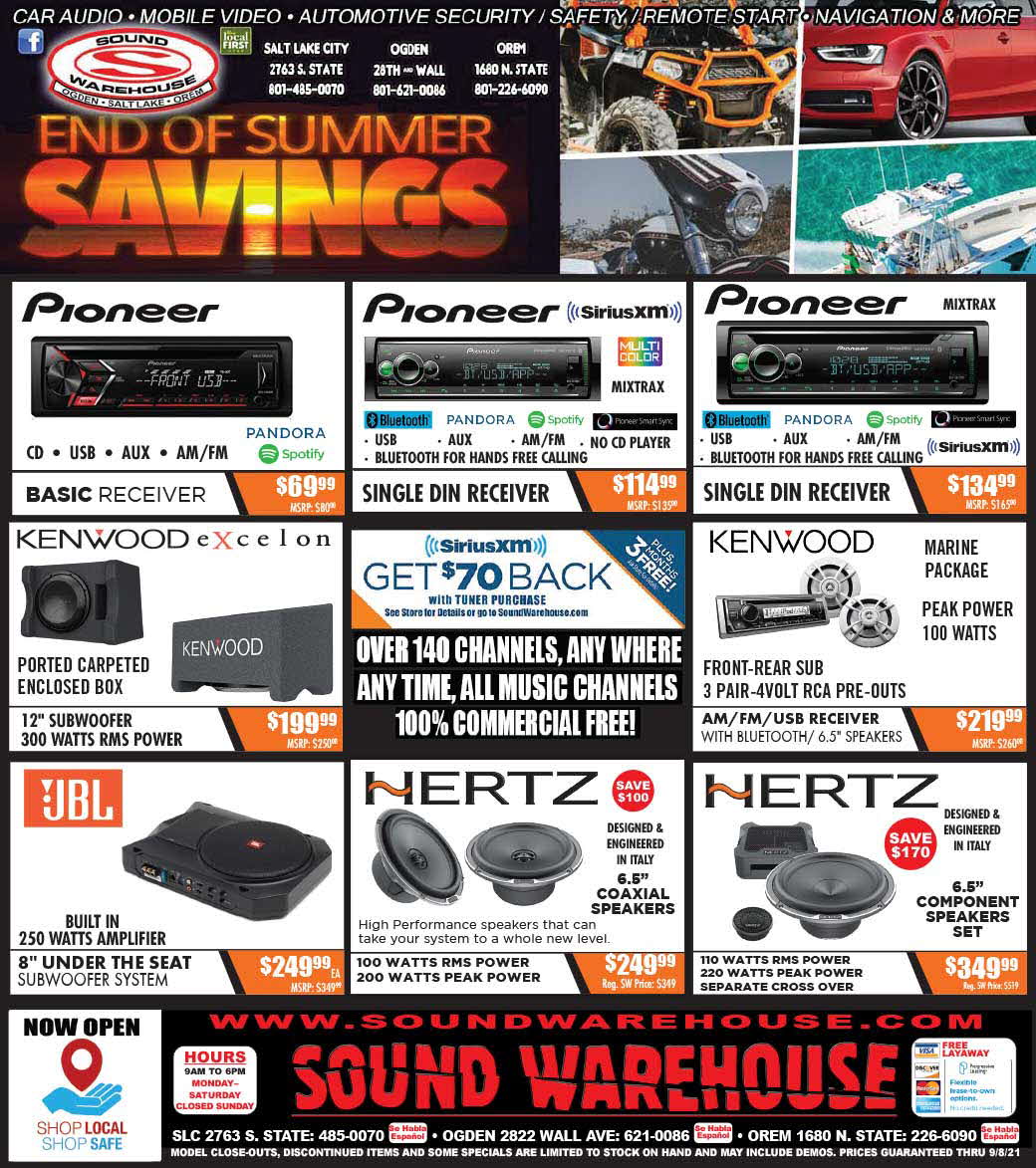 Sound Warehouse City Weekly Advertising