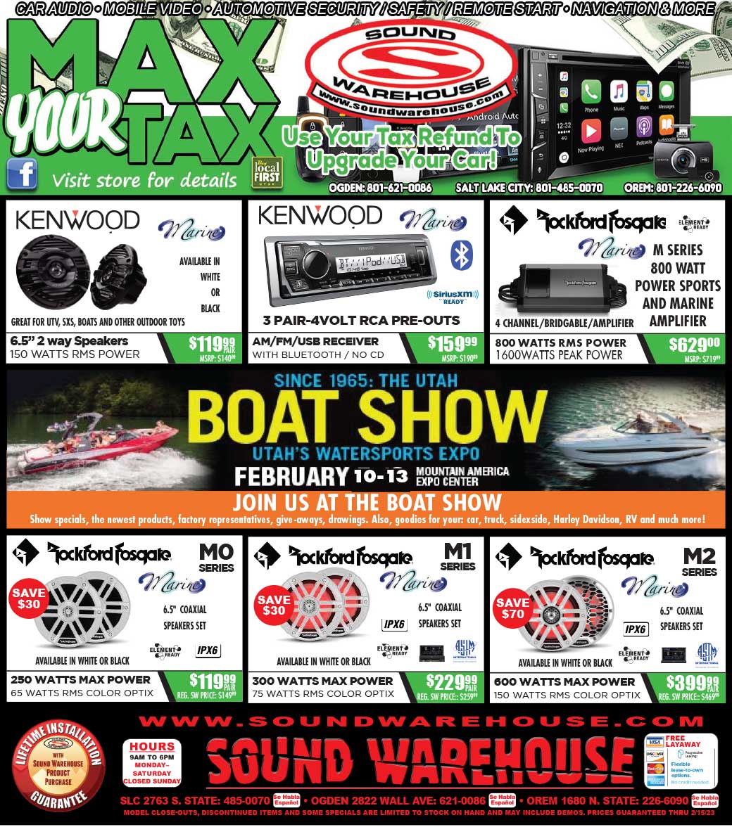 Sound Warehouse City Weekly Advertising