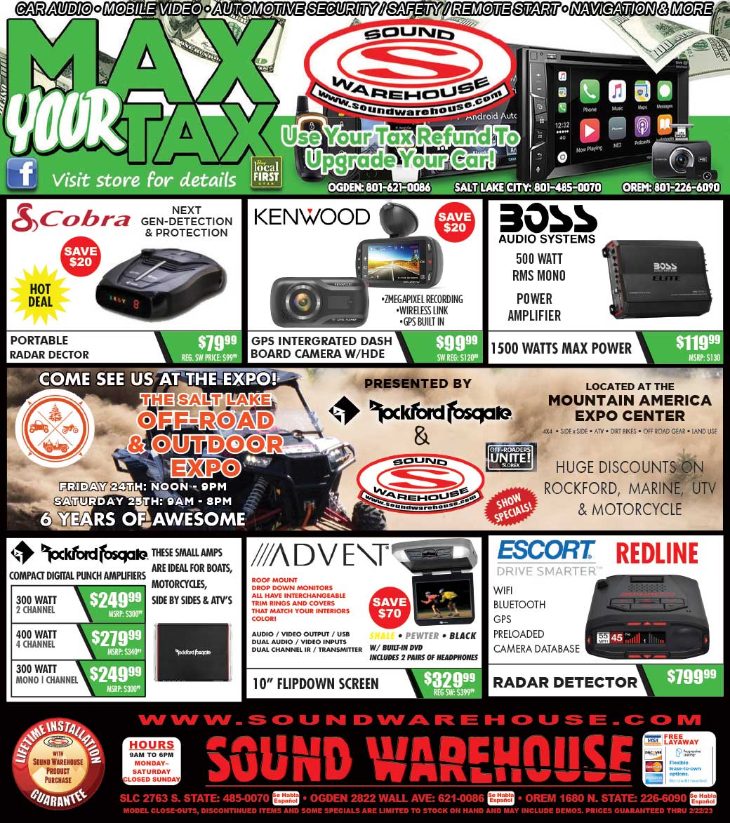 Sound Warehouse City Weekly Advertising