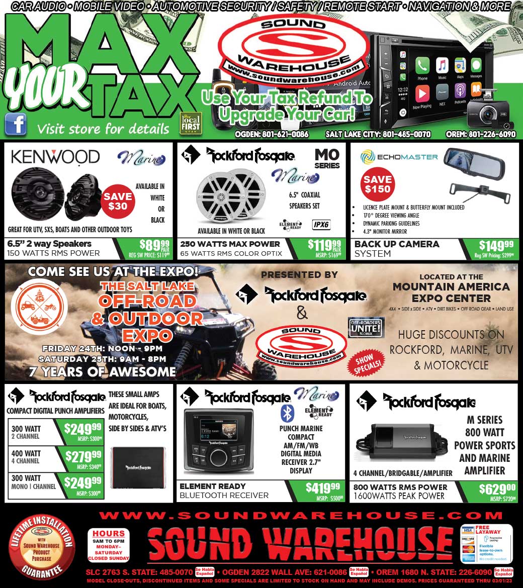 Sound Warehouse City Weekly Advertising