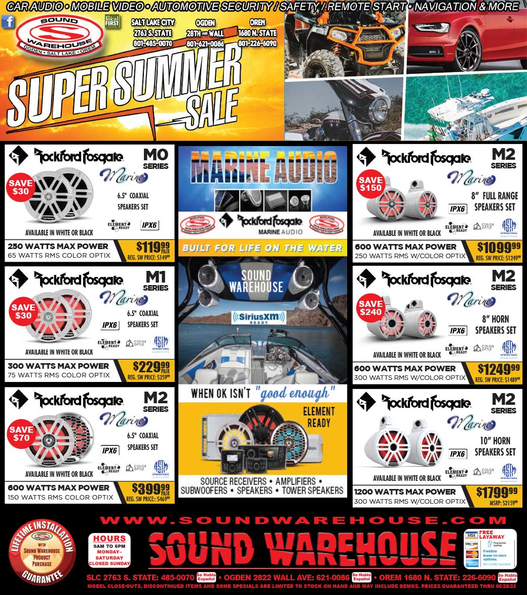 Sound Warehouse City Weekly Advertising