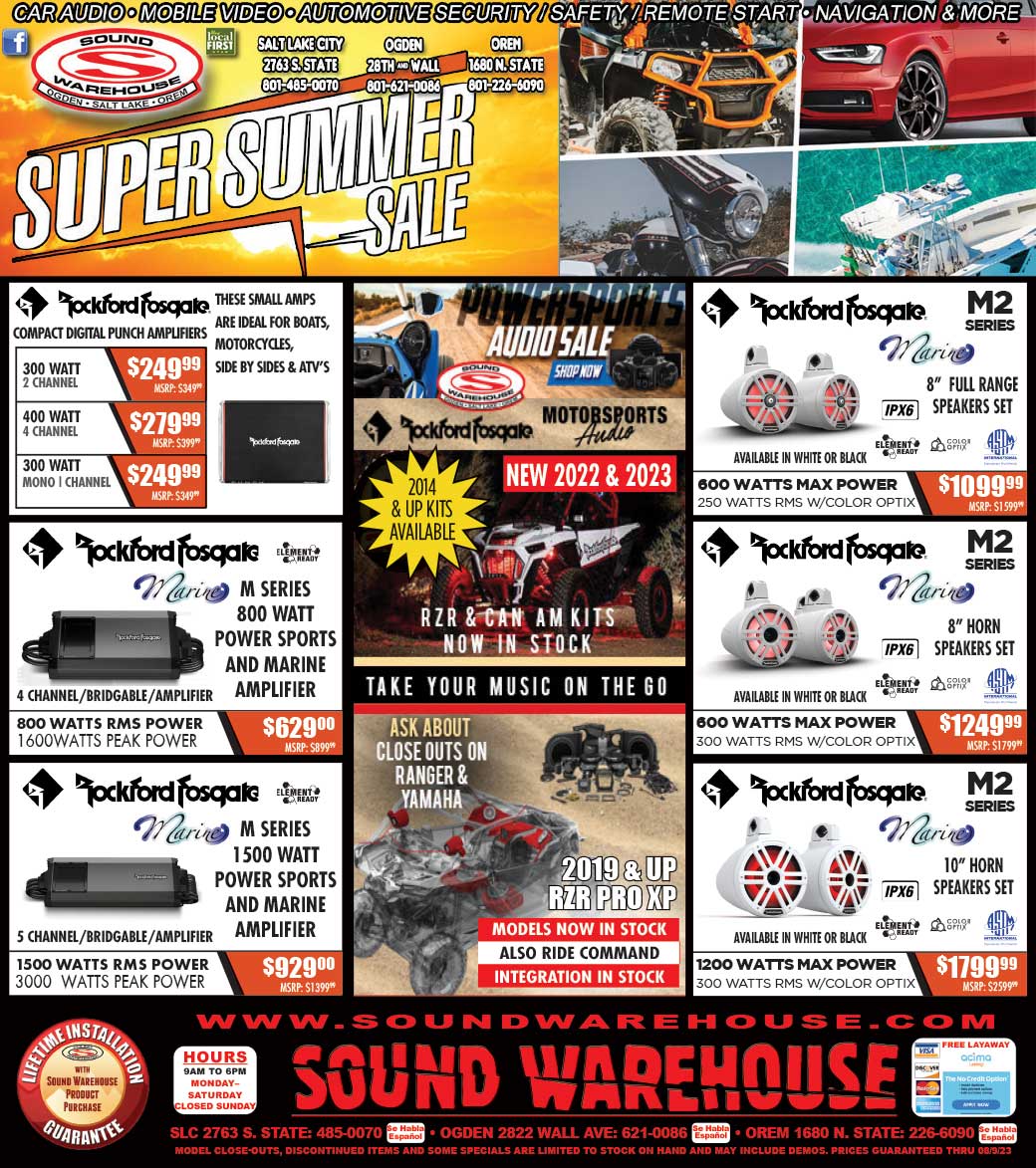 Sound Warehouse City Weekly Advertising