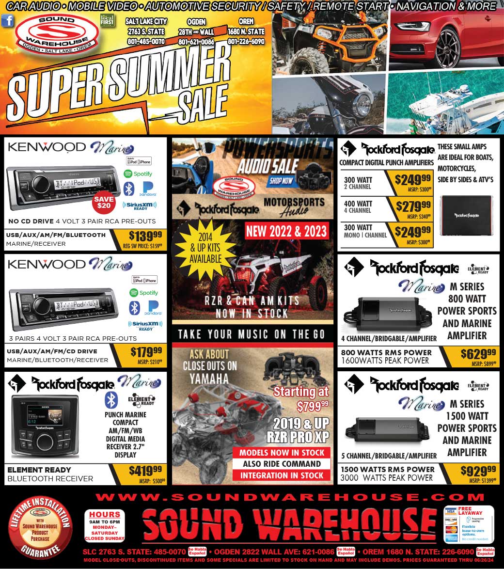 Sound Warehouse City Weekly Advertising