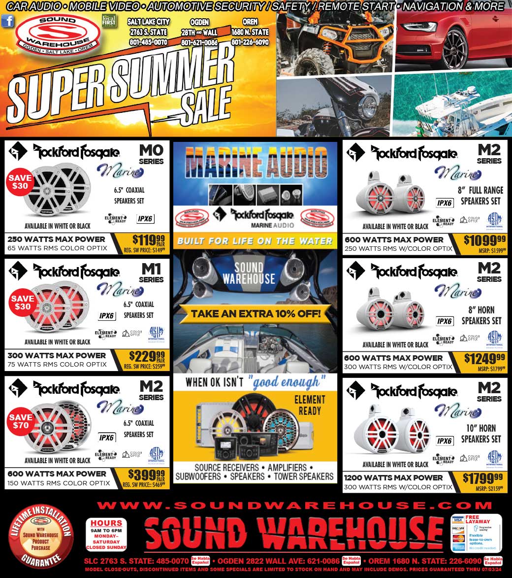 Sound Warehouse City Weekly Advertising